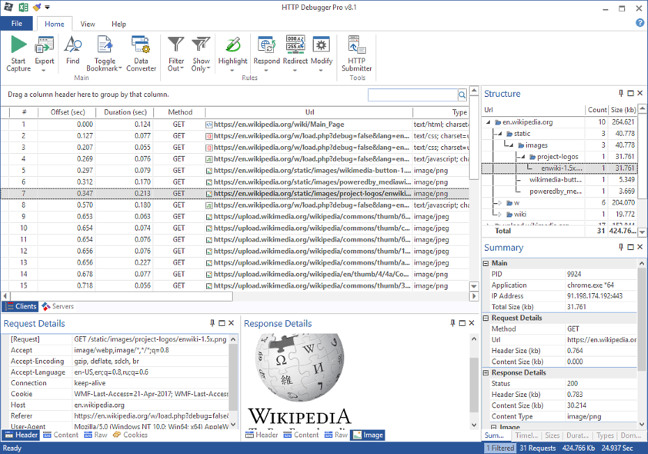 Getting Started with HTTP Debugger Getting Started with HTTP Debugger